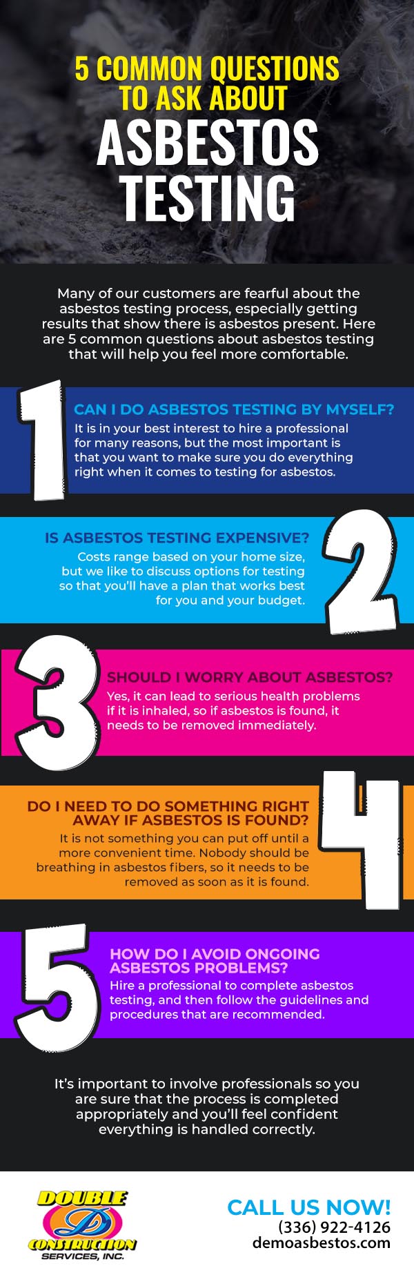 5 Common Questions to Ask About Asbestos Testing [infographic] | Double ...